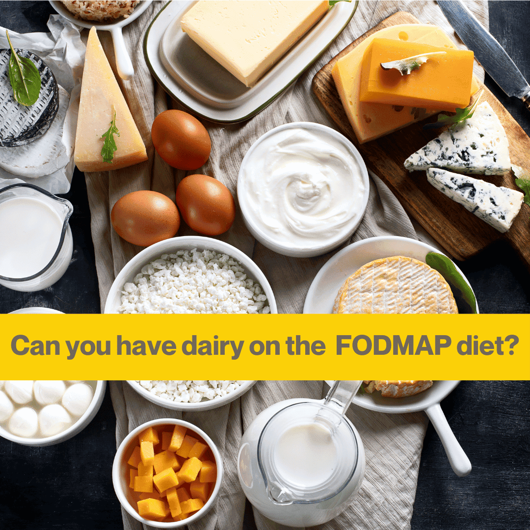 How does dairy fit into a low-FODMAP diet?